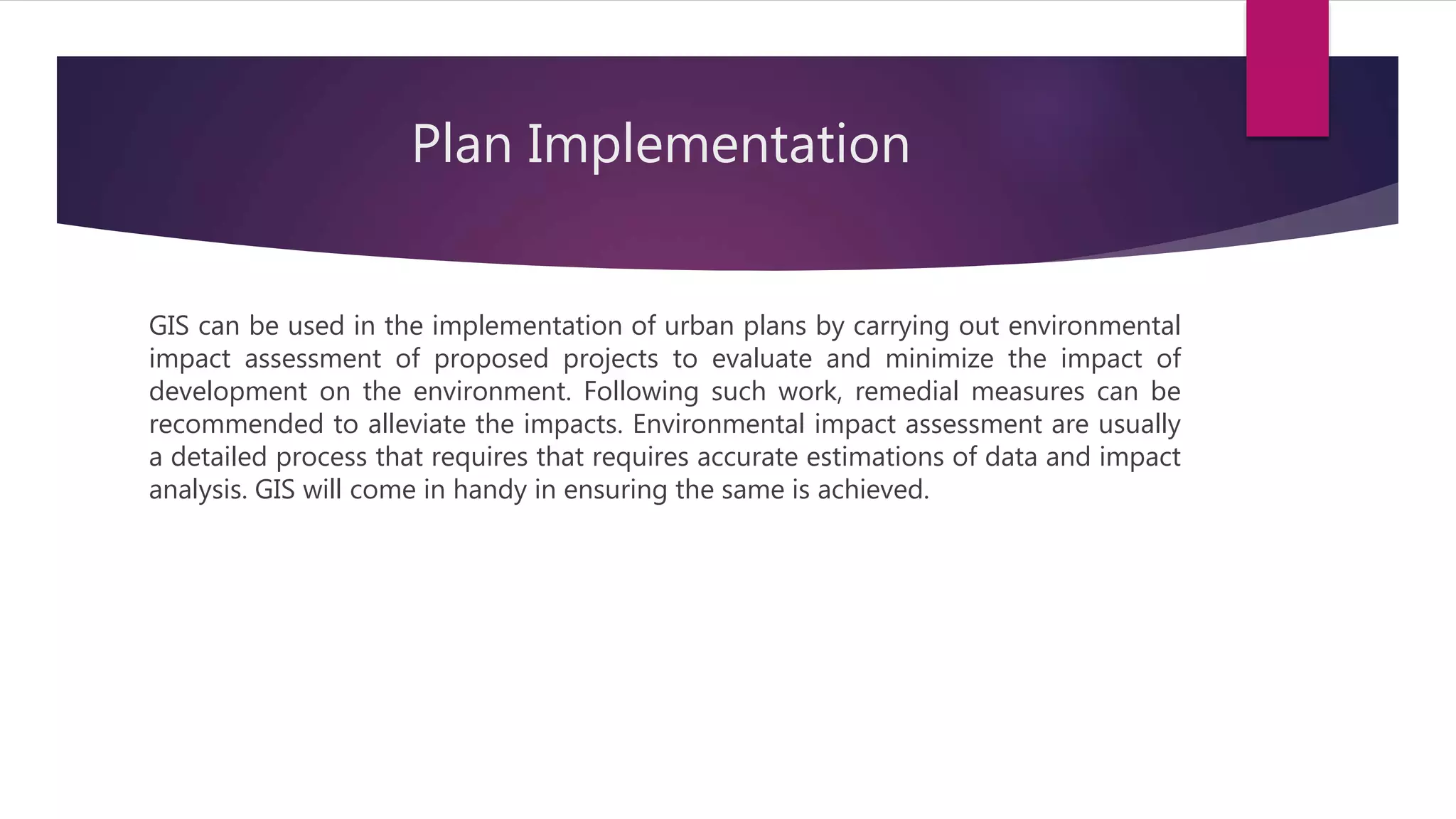 Application of gis in urban planning | PPTX