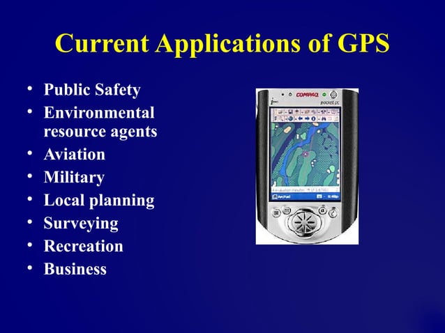 Application of gps | PPT | Auto Navigation Systems | Auto Technology