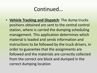 Application of GPS in mining | PPTX