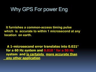 APPLICATION OF GPS IN POWER SECTOR@1.ppt