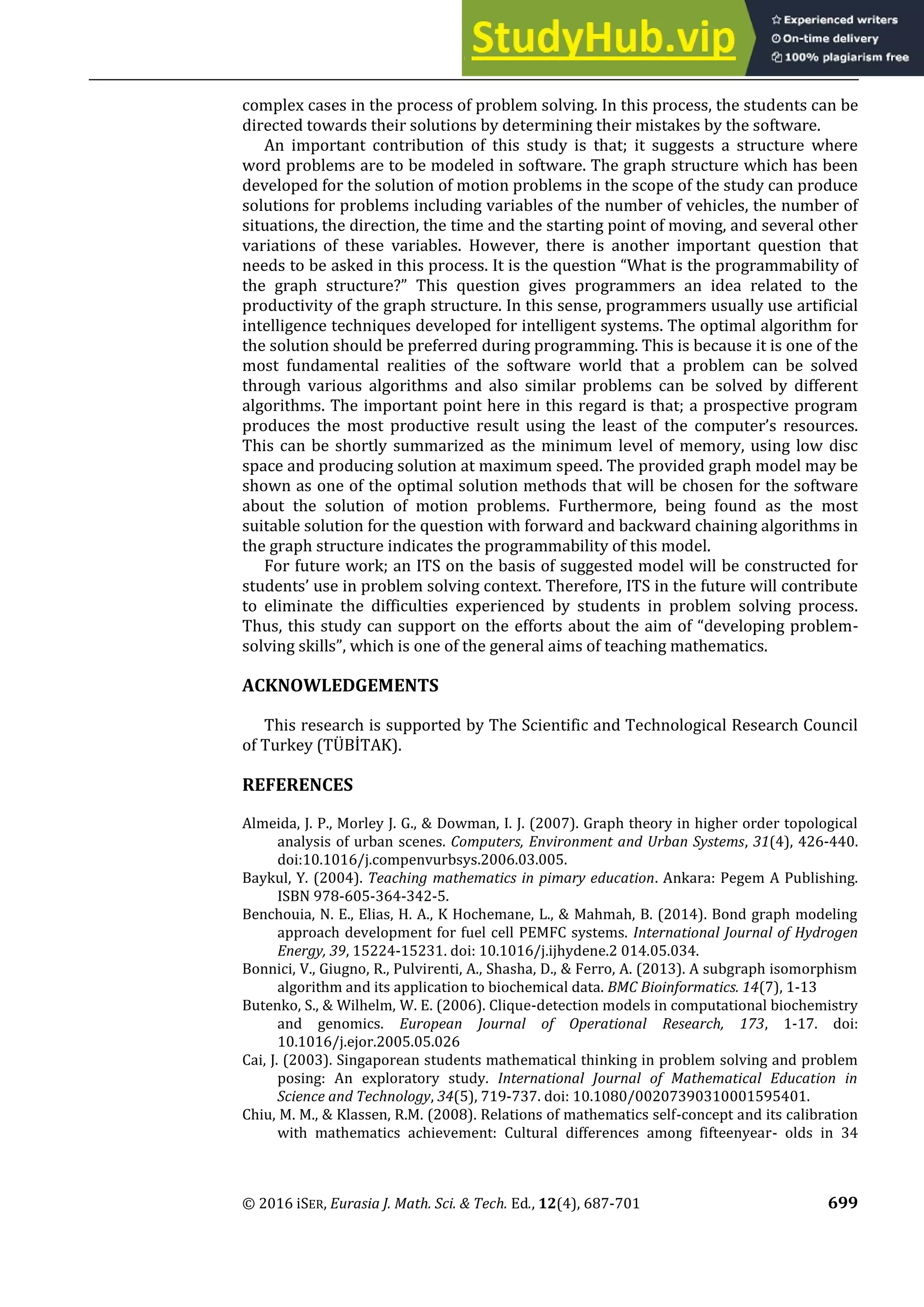Application of Graph Theory in an Intelligent Tutoring System for Solving Mathematical Word ...