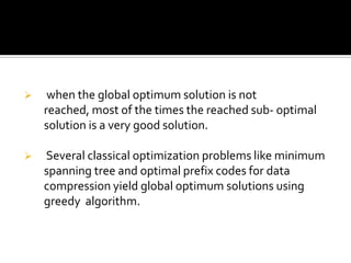 Application of greedy method | PPTX