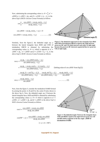 Derivation of great-circle distance formula using of HCR's Inverse ...