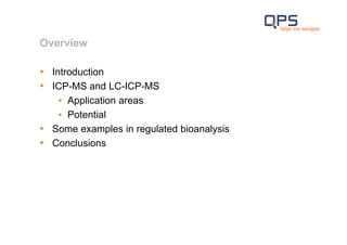 Application of ICP-MS and LC-ICP-MS in Drug Development | PDF