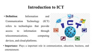 Application of ICT Lecture 1 Introduction to Information and ...