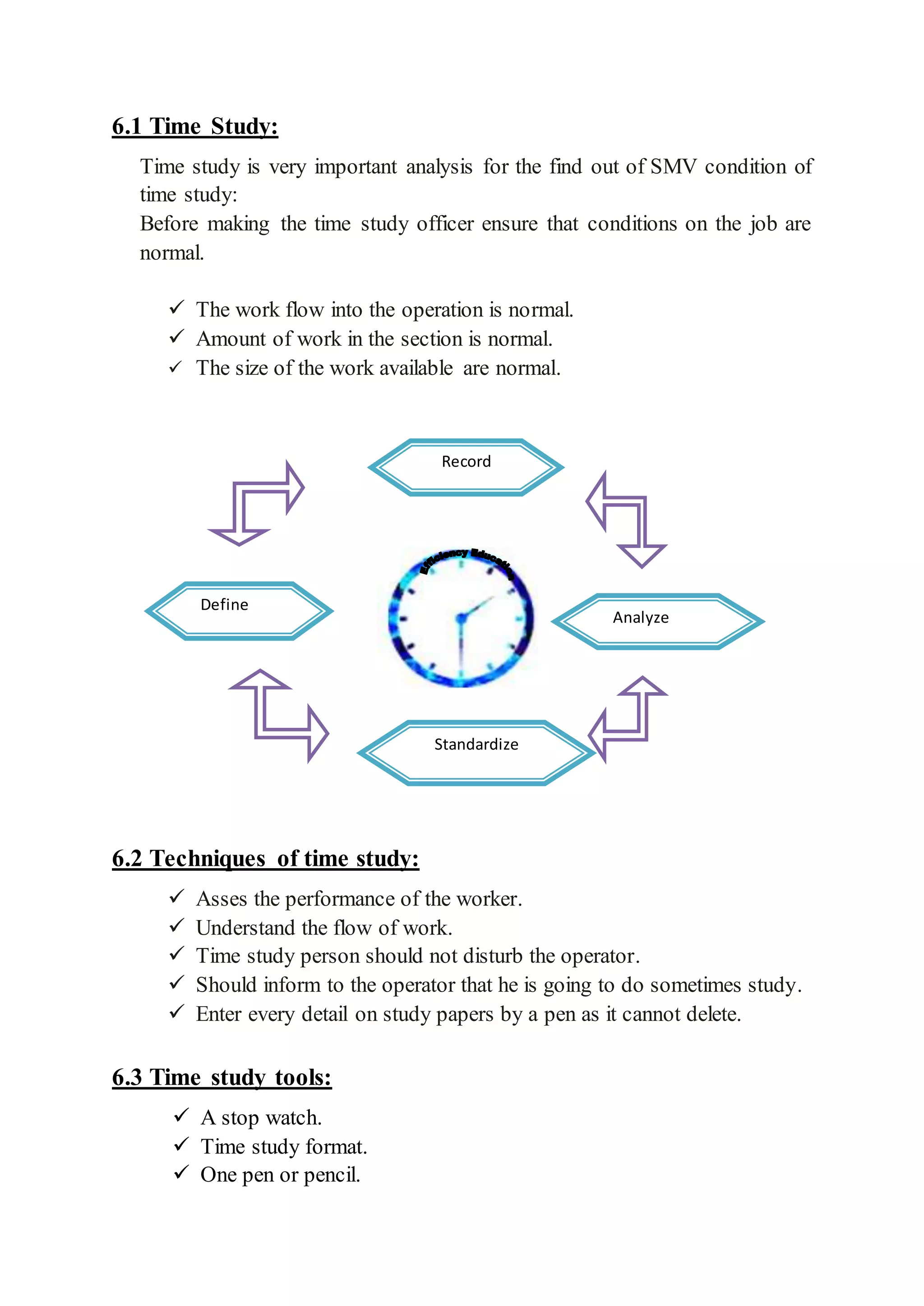 Application of industrial engineering techniques in garments production ...