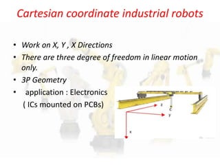 Application of industrial robotics | PPTX