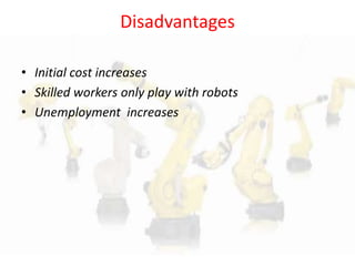 Application of industrial robotics | PPTX