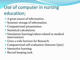 Application of information technology in nursing | PDF