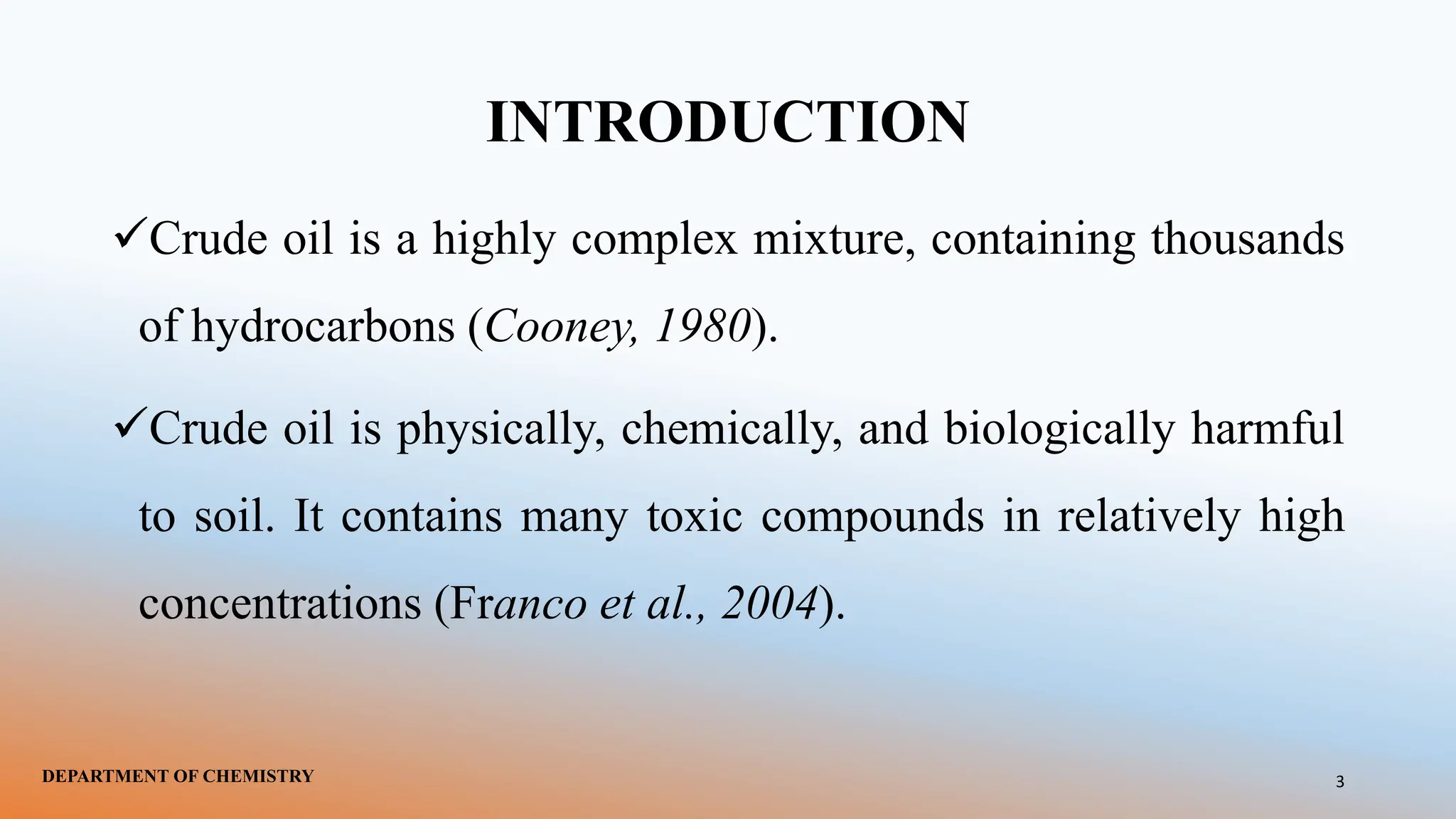 APPLICATION OF INORGANIC MATERIALS IN THE REMEDIATION OF CRUDE OIL POLLUTED SOIL.pptx