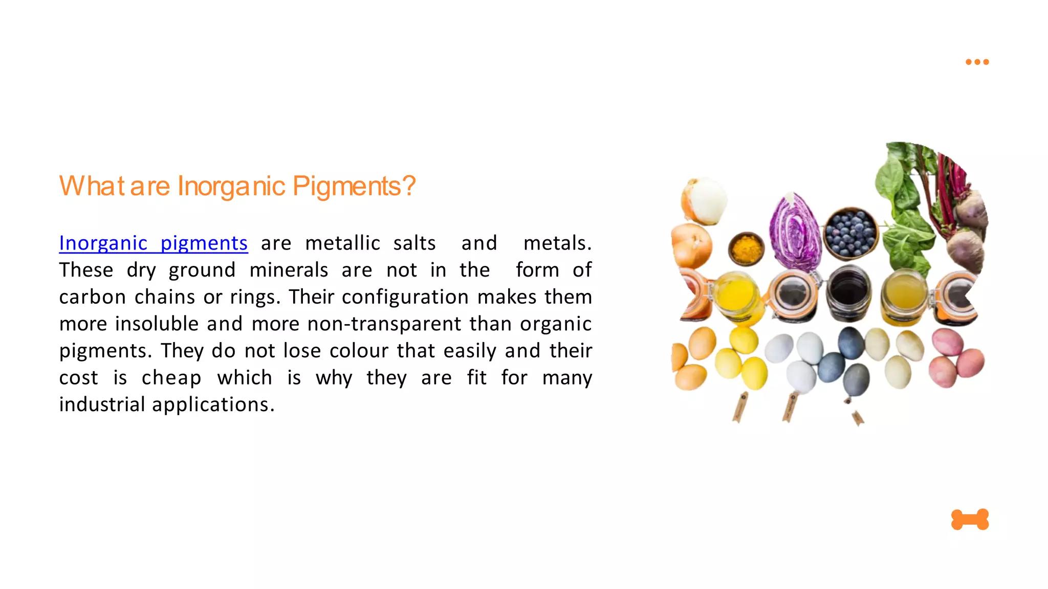 Application of inorganic pigments | PPTX