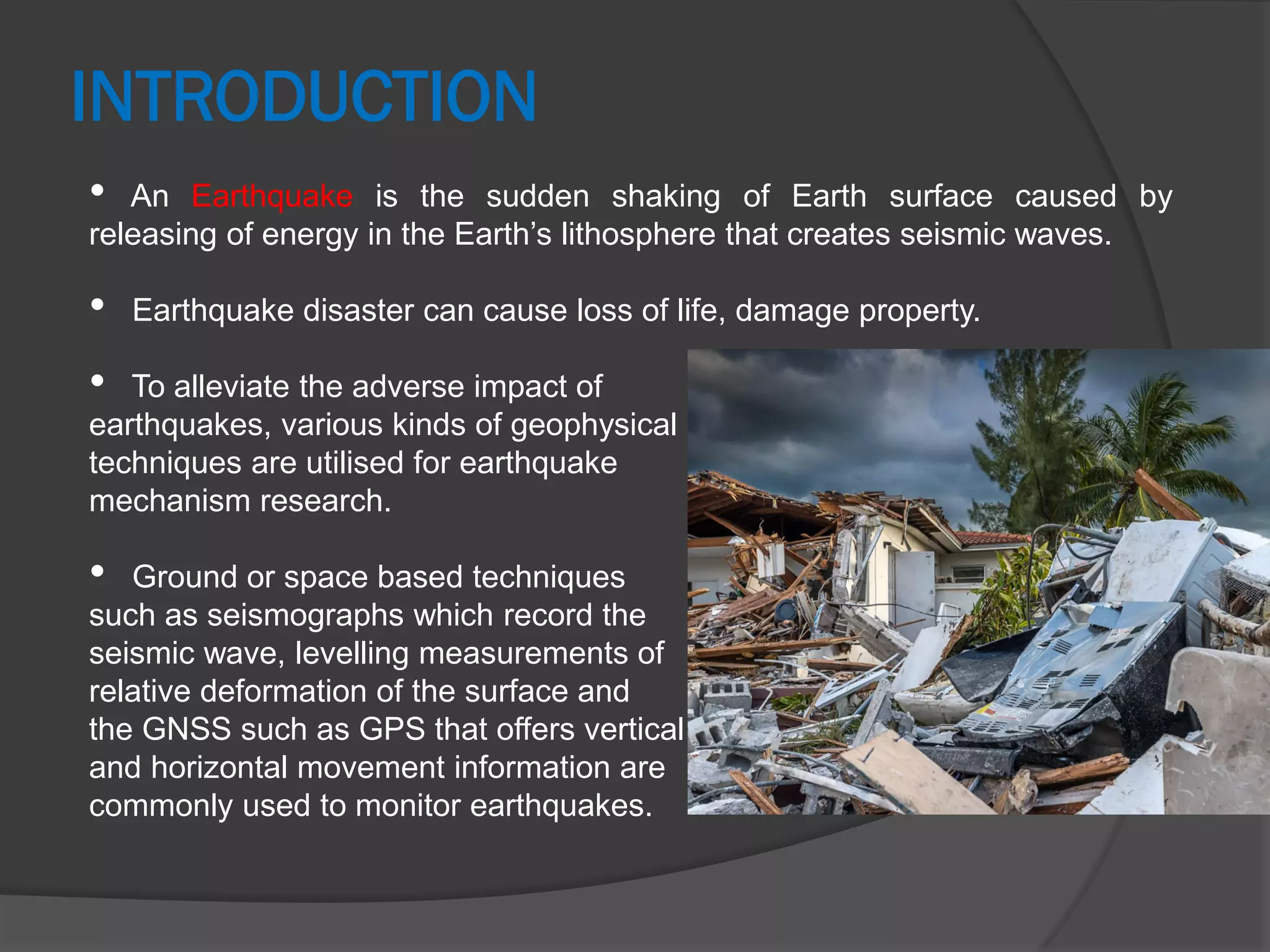 Application of InSAR in finding Earthquake Studies | PDF