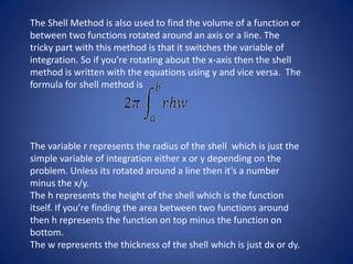 Application of integrals flashcards | PPTX | Physics | Science