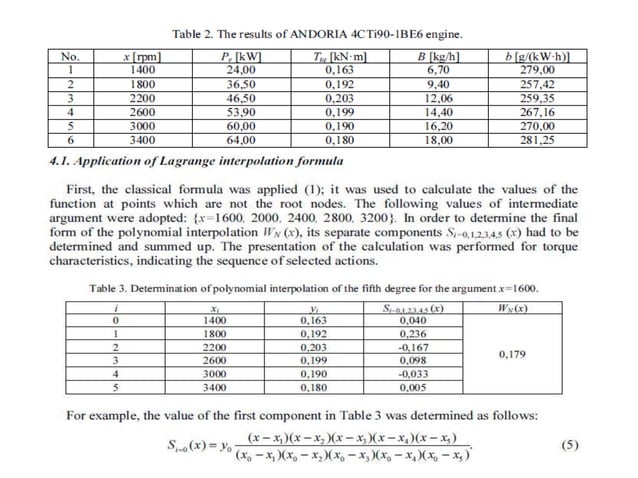Application Of Interpolation And Finite Difference Pptx