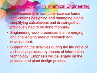 Application of it in engineering | PPTX