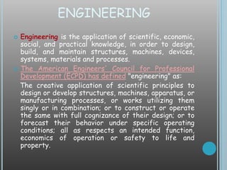 Application of IT in engineering | PPTX