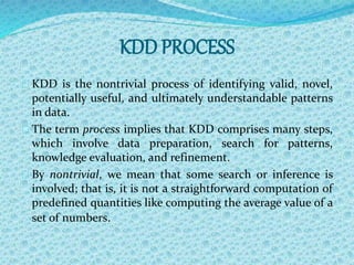 Application of KDD & its future scope | PPT