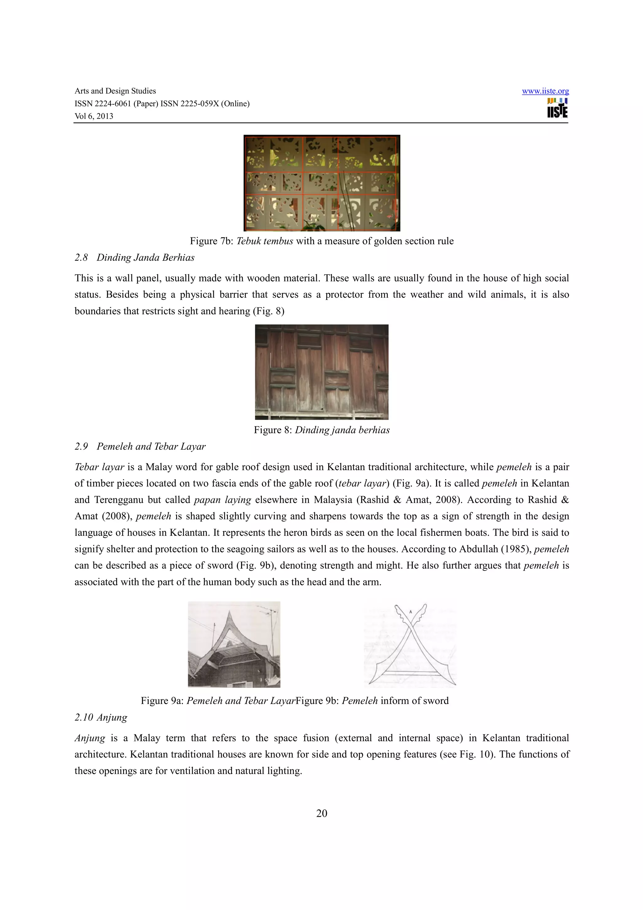 Application of kelantan traditional aesthetic values into the ...