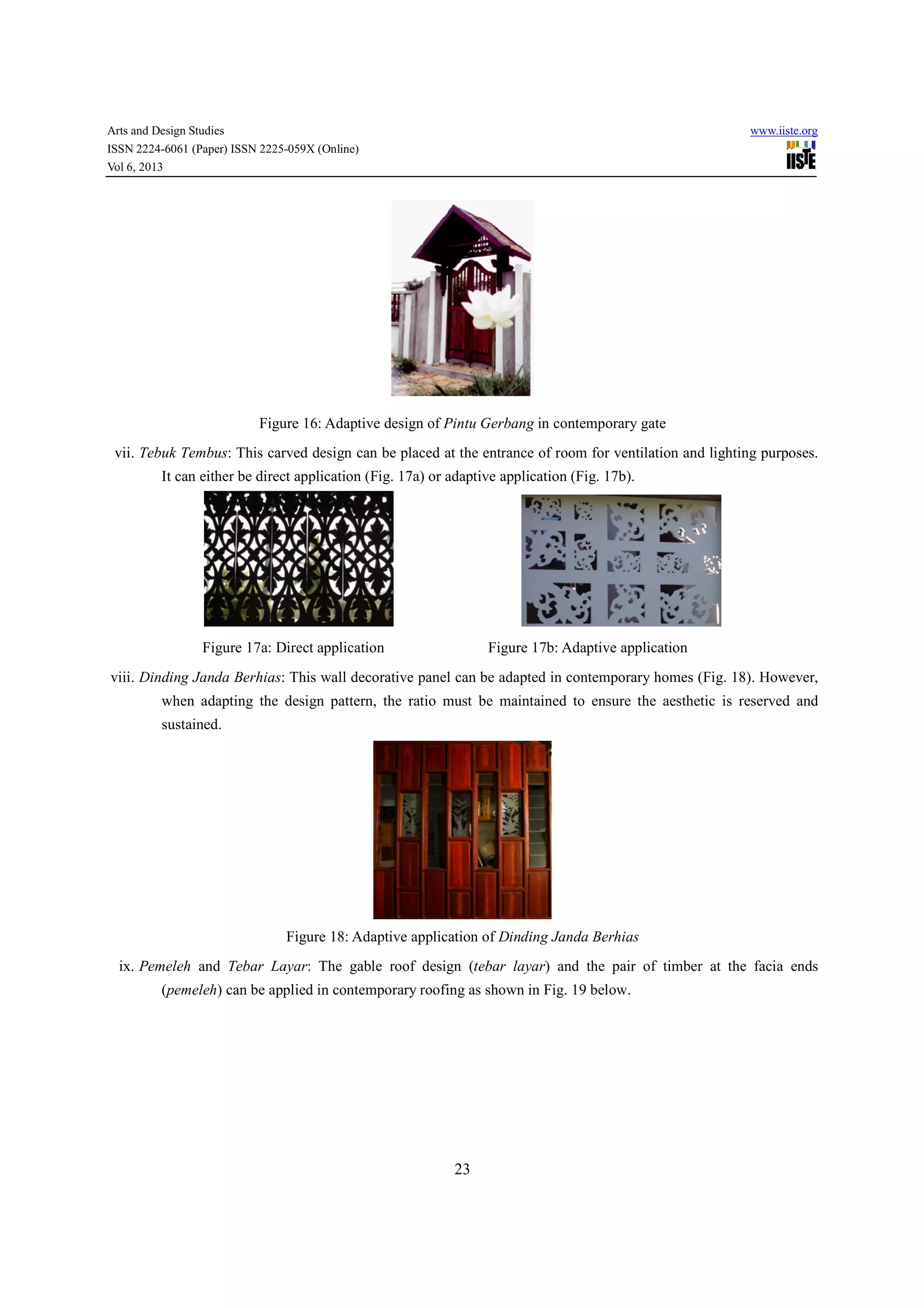 Application of kelantan traditional aesthetic values into the ...