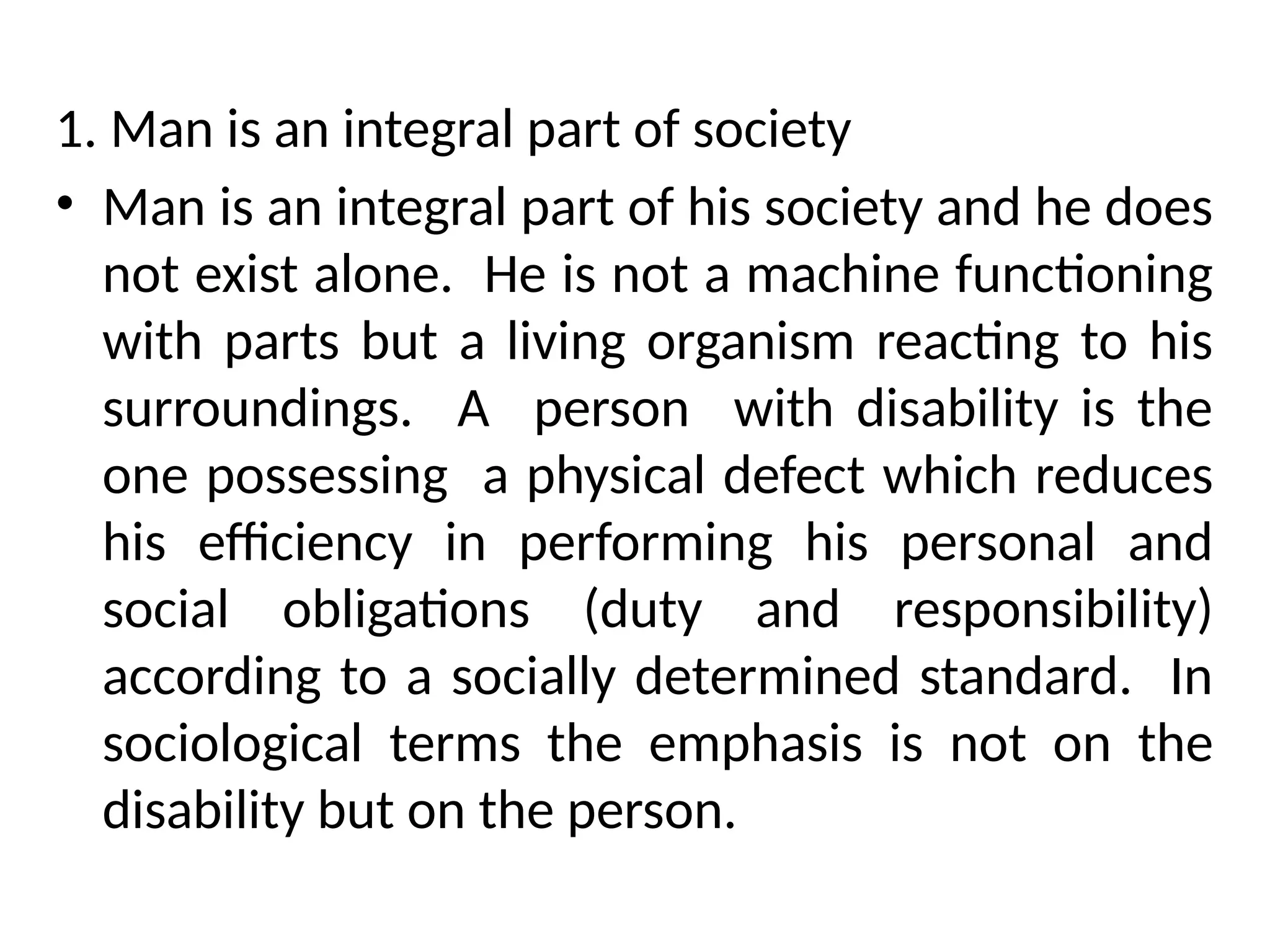 Application of knowledge of sociology in Physiotherapy and Occupational ...