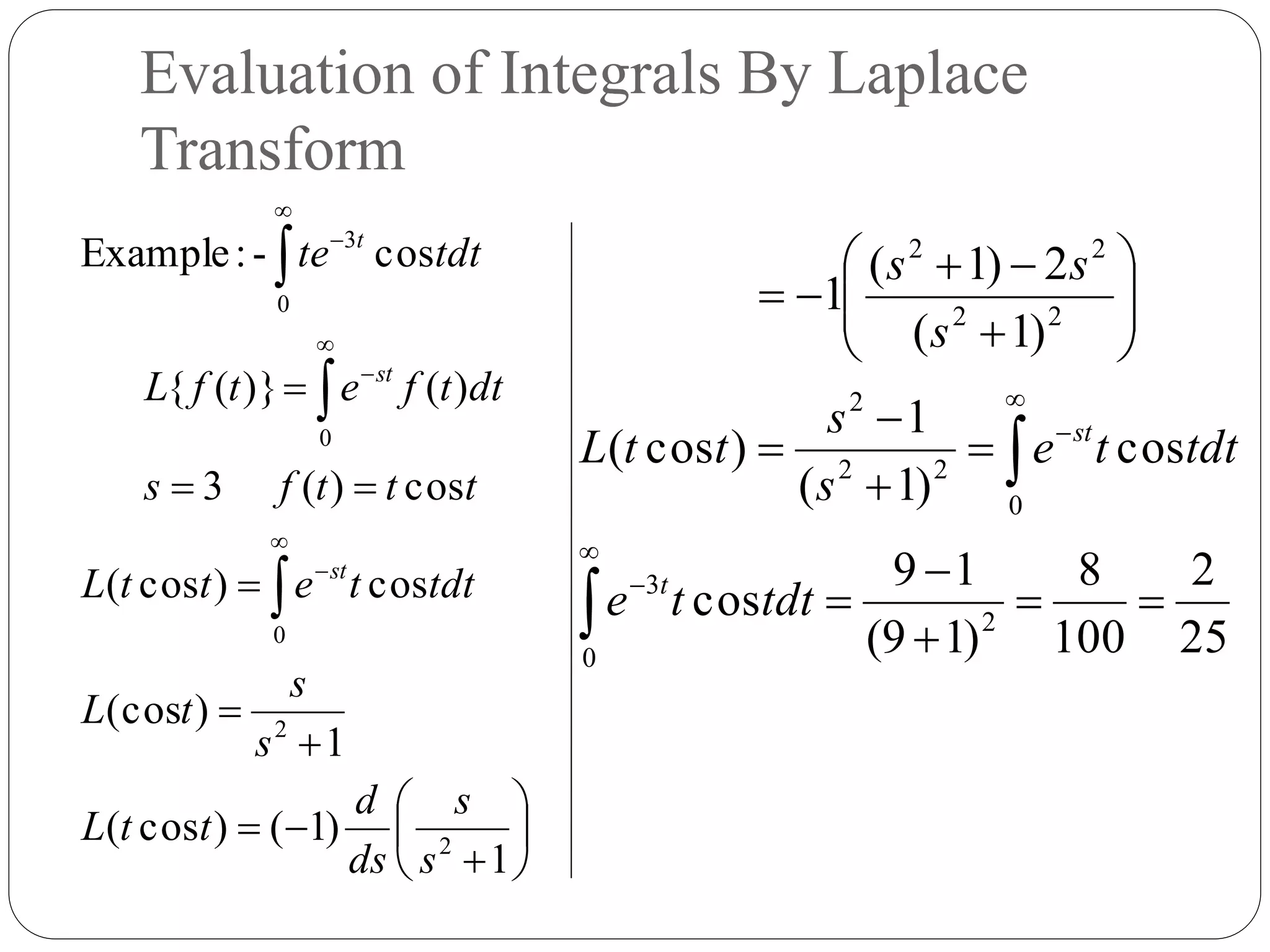 Application of Laplace Transforme | PPTX