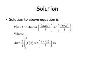 Application of laplace wave equation in music | PPTX
