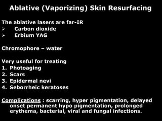 Application of laser in dermatology | PPTX