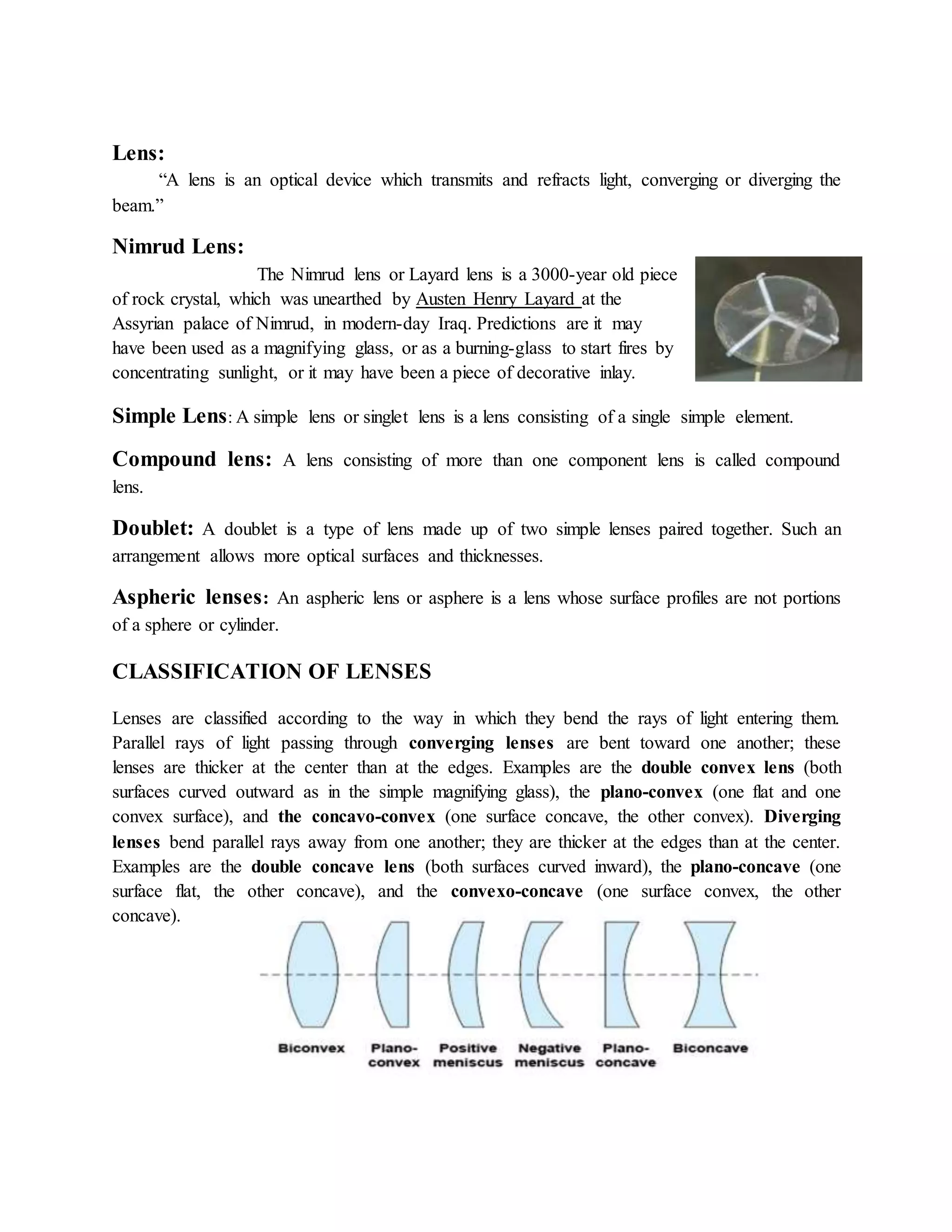 Application of lense | PPTX