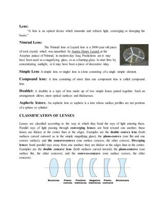 Application of lense | PPTX