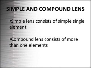 Application of lense | PPTX