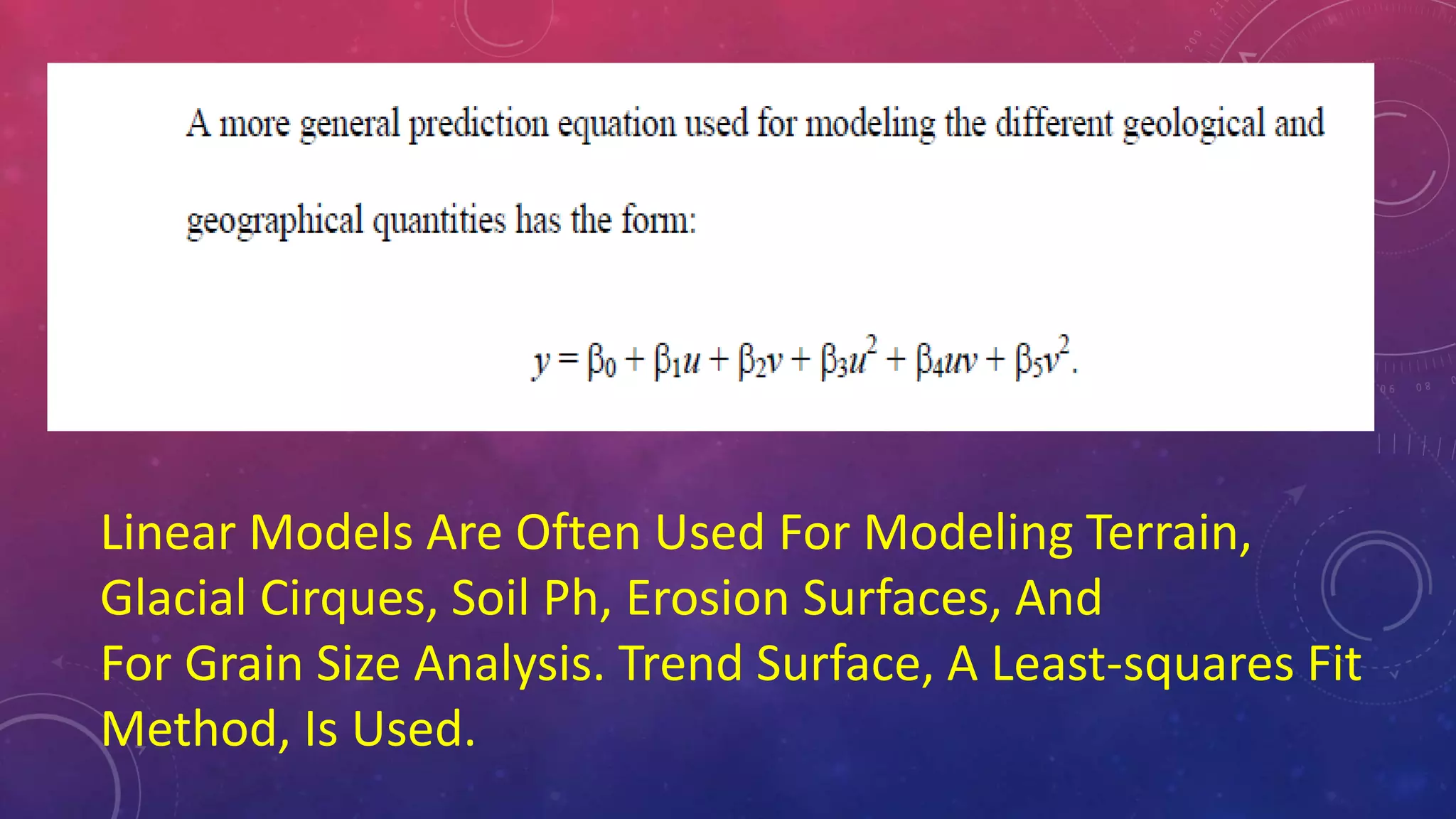 Application Of Linear Algebra in Earth Sciences | PPTX