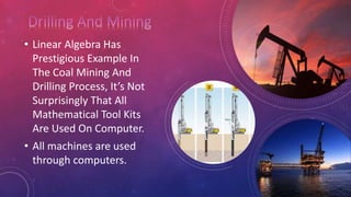 Application Of Linear Algebra in Earth Sciences | PPTX