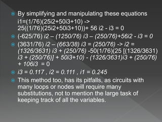 Application of linear algebra in electric circuit | PPT