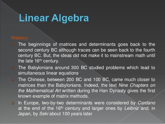 Application Of Linear Algebra In Electric Circuit