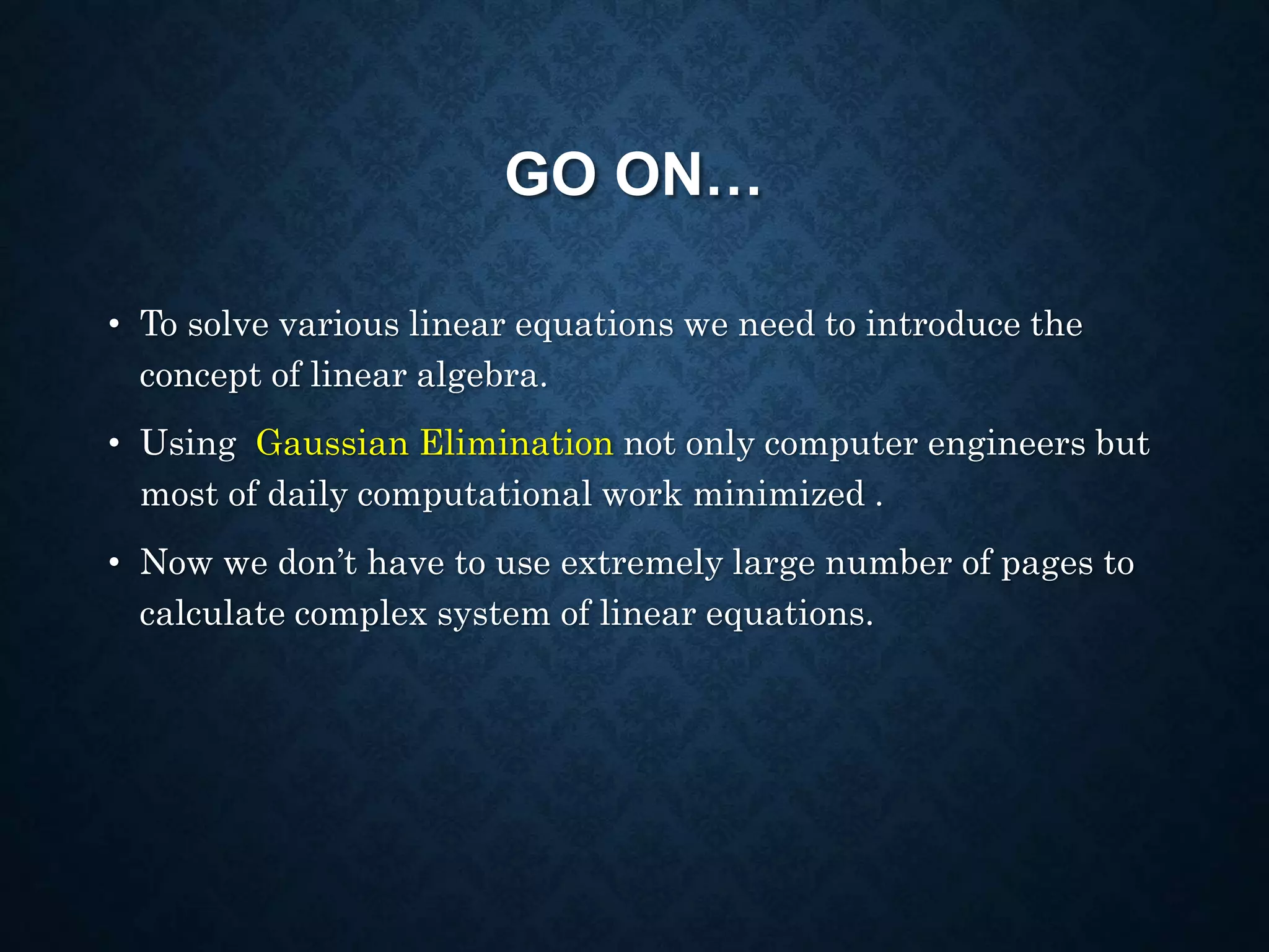 Application of Linear Algebra in Electrical Circuit | PPTX