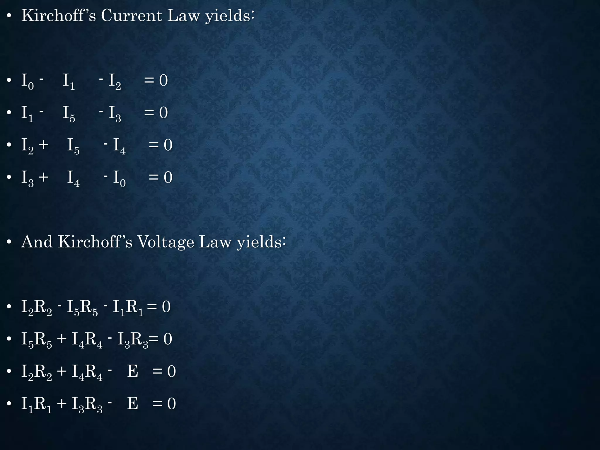 Application of Linear Algebra in Electrical Circuit | PPTX