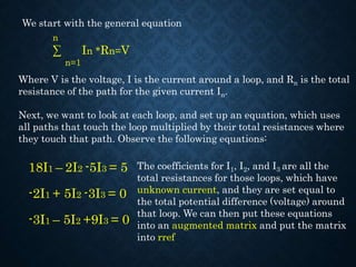 Application of Linear Algebra in Electrical Circuit | PPTX | Physics ...