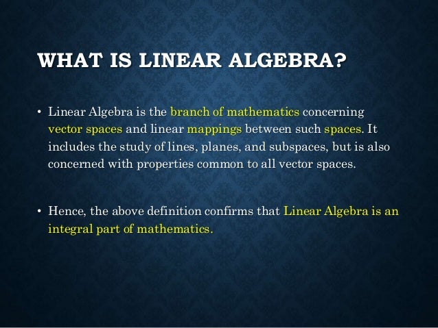 Application Of Linear Algebra In Electrical Circuit