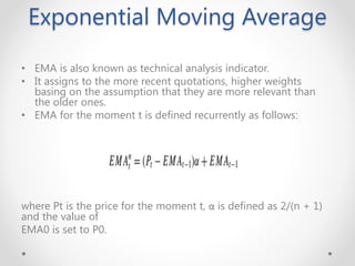 Application of machine learning algorithms for Bitcoin Automated Trading. | PPT