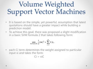 Application of machine learning algorithms for Bitcoin Automated Trading. | PPT