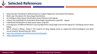 EEE400 1st Trimester Progress Presentation on Sleep Disorder Classification | PPTX | Databases ...