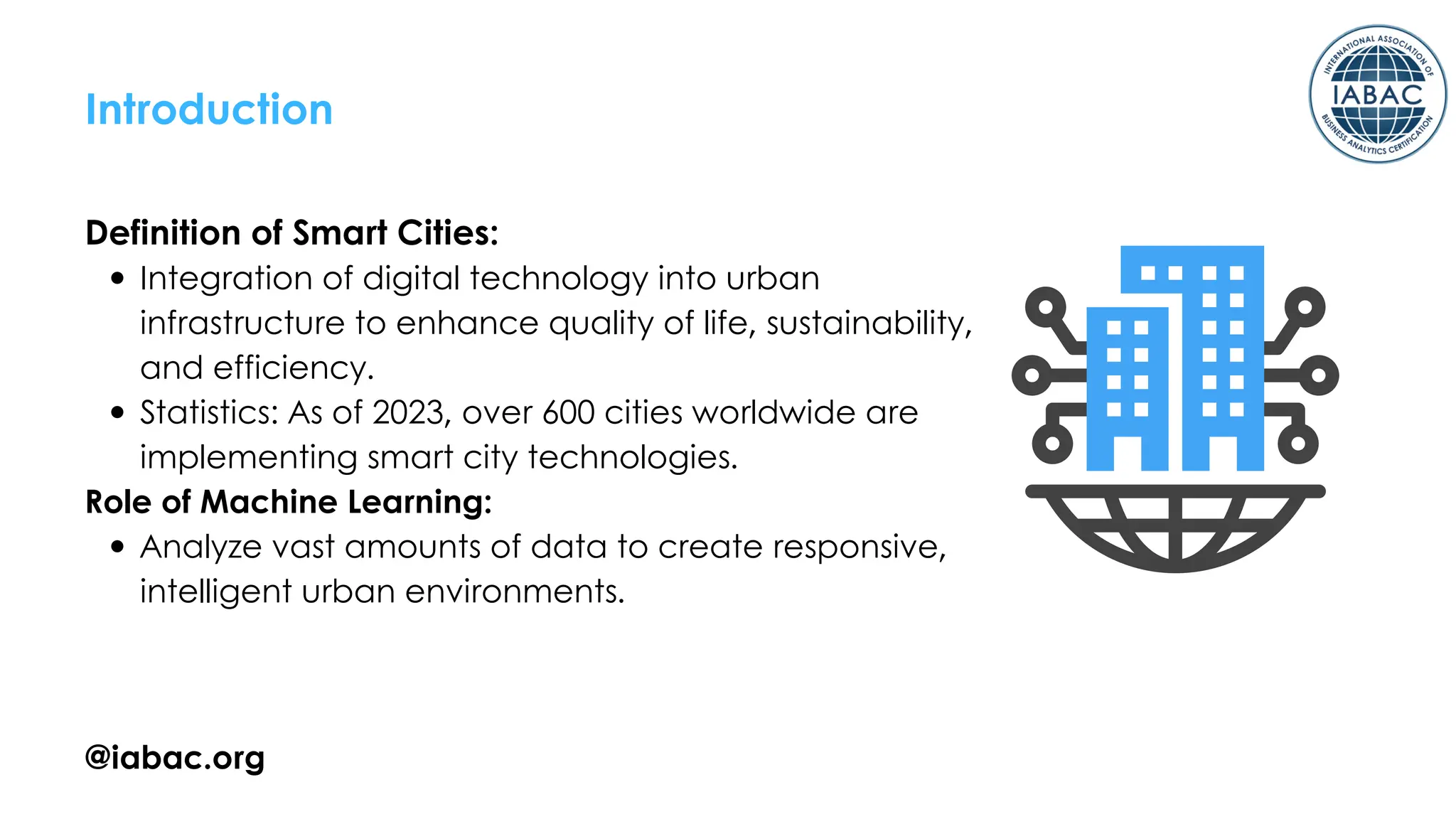 Application of Machine Learning for Smart Cities | PDF