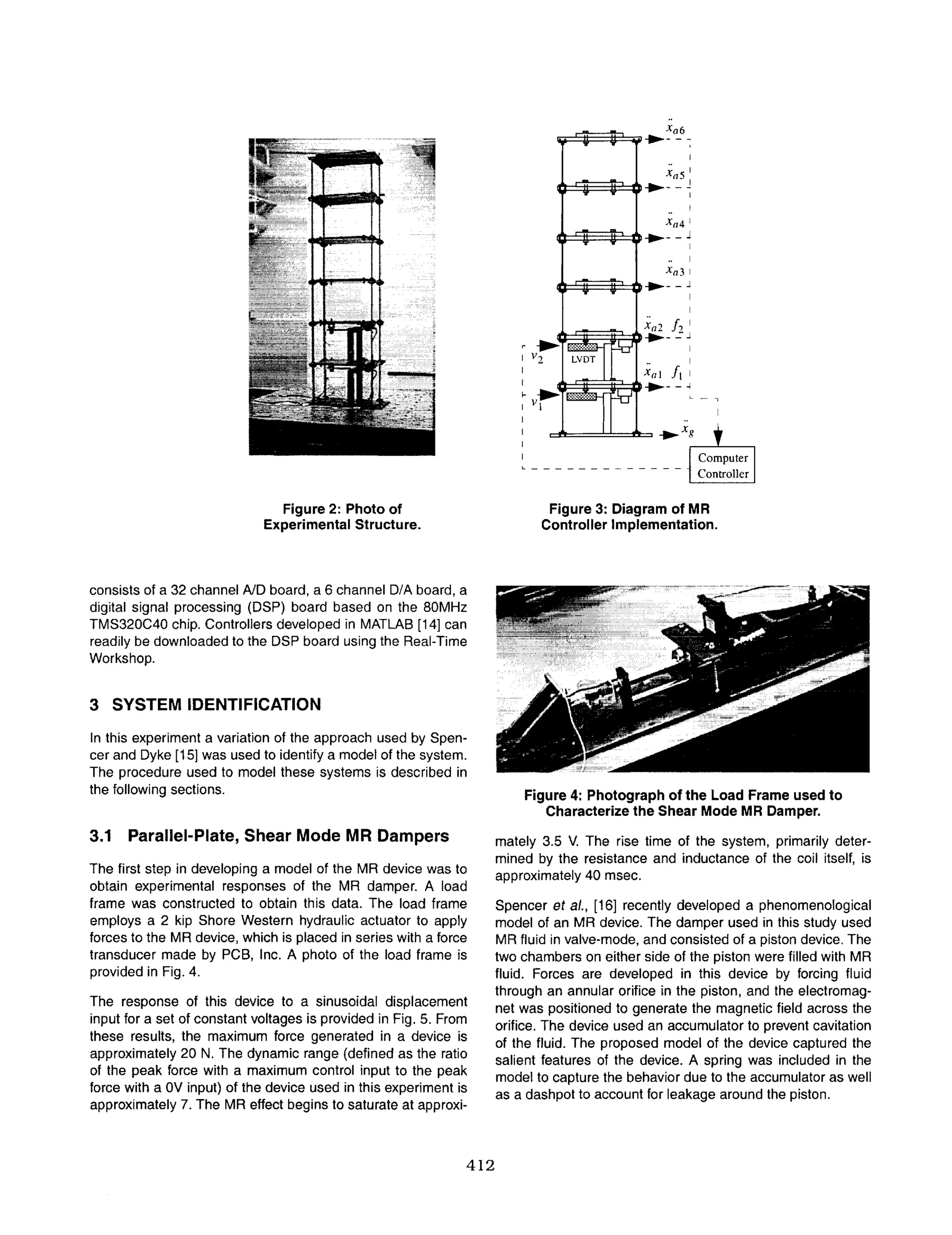 Application Of Magnetorheological Dampers To Seismically Excited Structures Pdf Civil