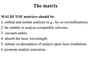 Application of maldi msi in lipid | PPT