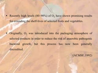 Application of map and cap in food products | PPTX