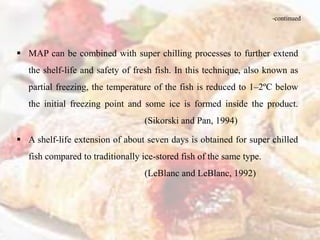 Application of map and cap in food products | PPTX