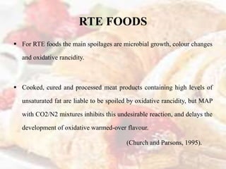 Application of map and cap in food products | PPTX