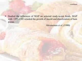 Application of map and cap in food products | PPTX