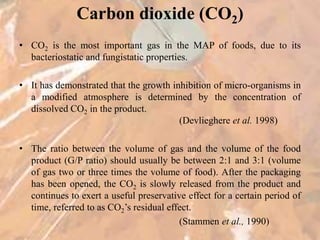 Application of map and cap in food products | PPTX