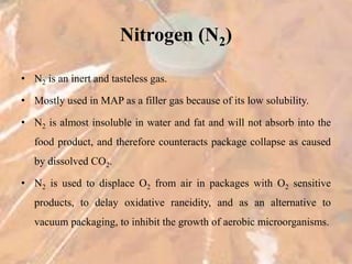 Application of map and cap in food products | PPTX